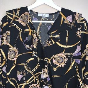 Ovi | Tops | Ovi Blouse With Designs | Poshmark